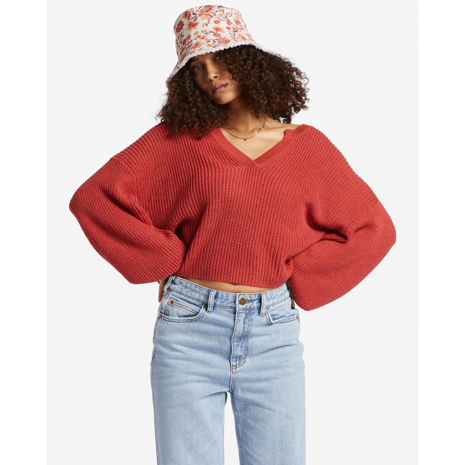 Chompa Para Mujer No Worries Rojo | Billabong