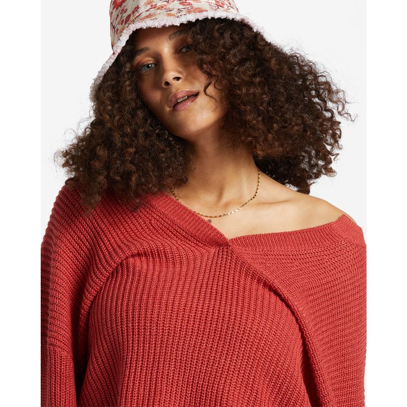 Chompa Para Mujer No Worries Rojo | Billabong